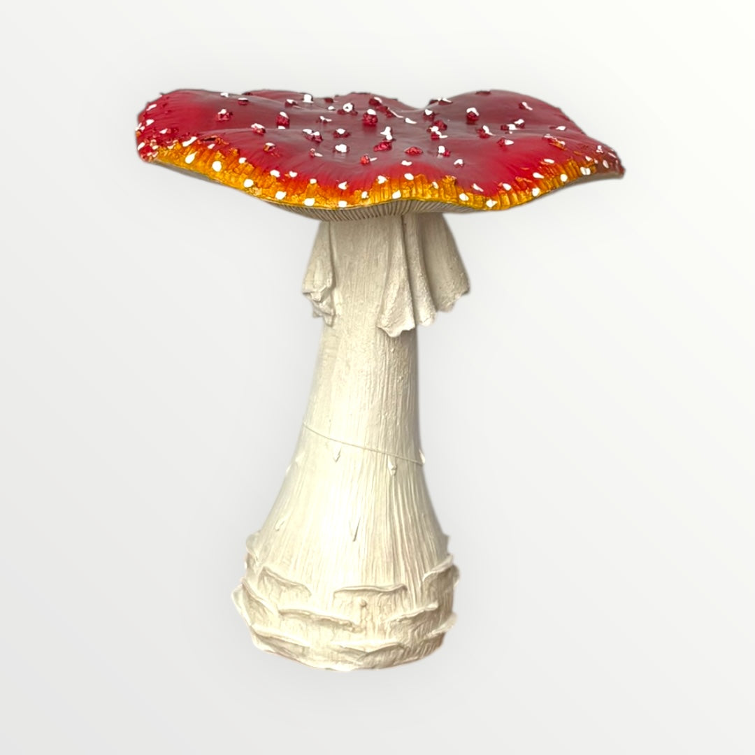 Resin Mushroom Figure Red & White 8.3" – Armstrong Garden Centers