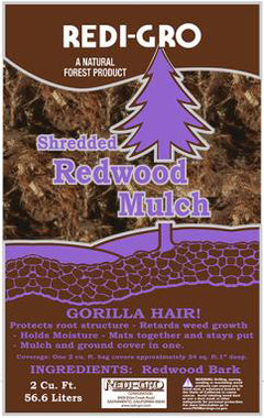 Redi-Gro Shredded Redwood Mulch – Armstrong Garden Centers
