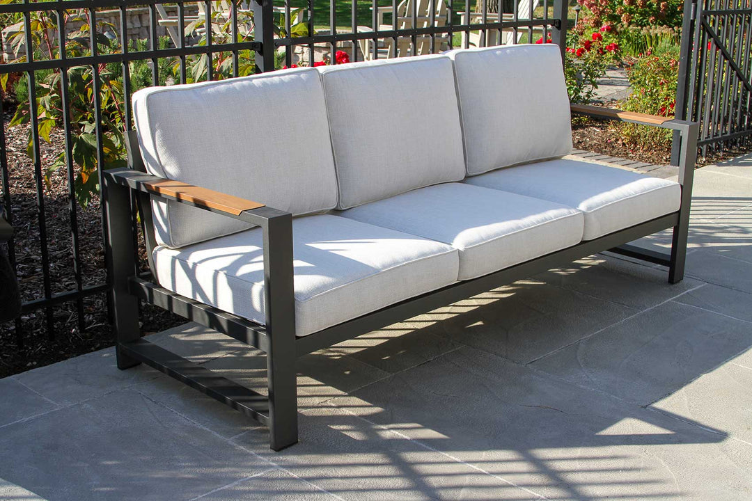 Sienna Black Aluminum Seating Group – Armstrong Garden Centers