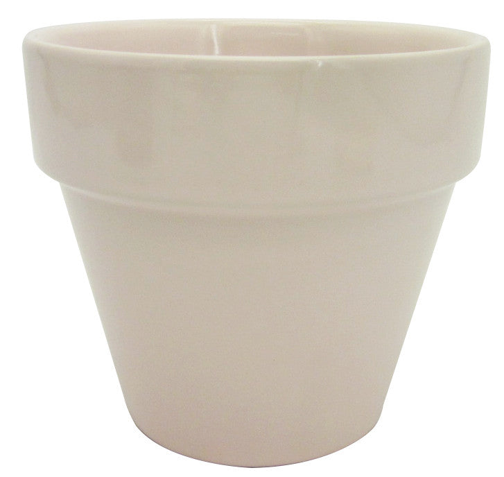 Glazed Ceramic Electric Pot Coral - 5.5 inch – Armstrong Garden Centers
